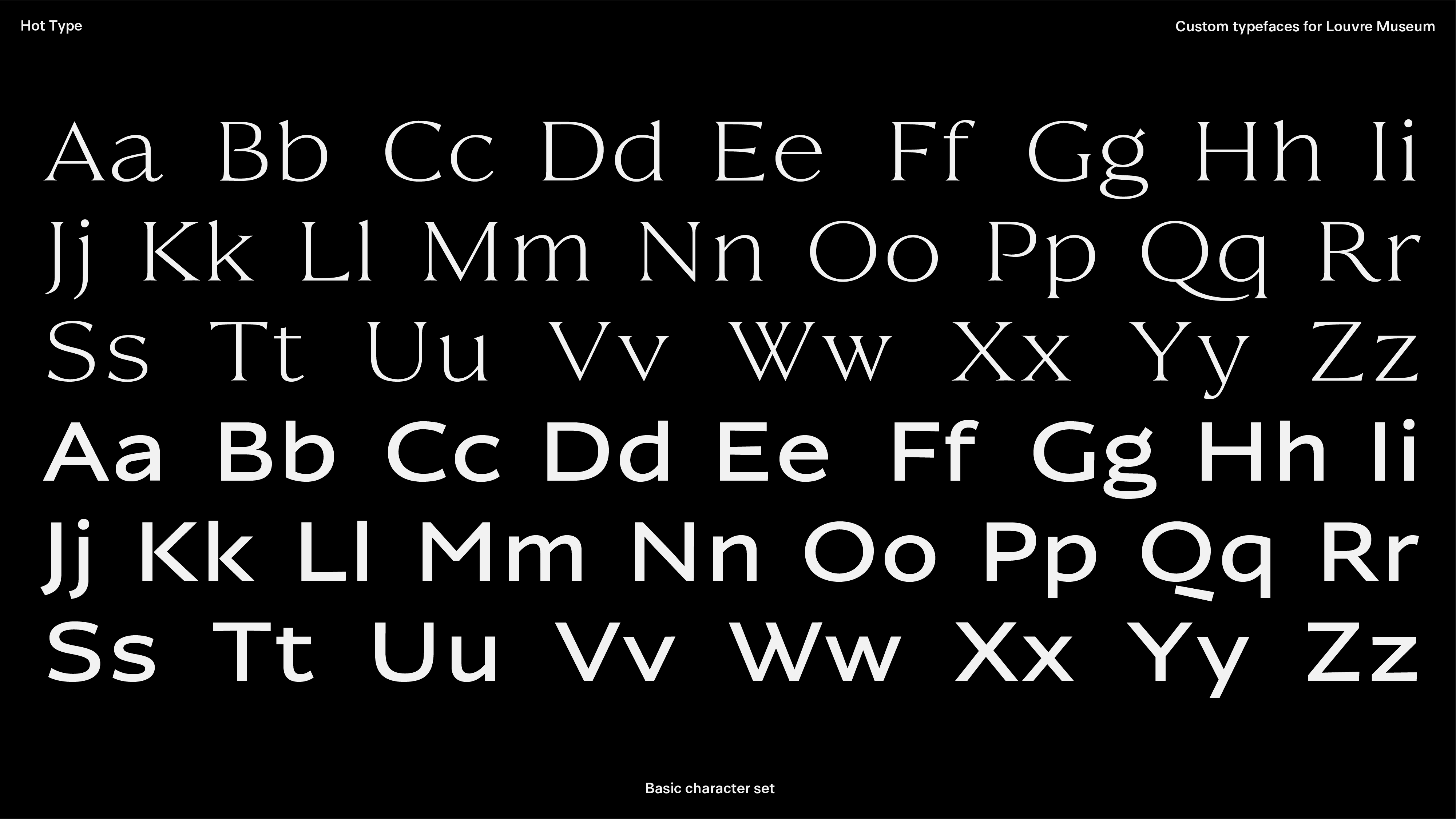 Louvre Museum | Hot Type — Home of Contemporary Typefaces