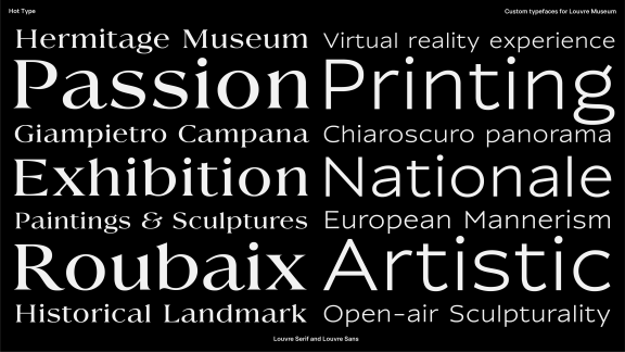 Louvre Museum | Hot Type — Home of Contemporary Typefaces