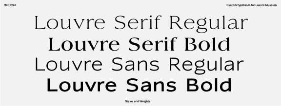 Louvre Museum | Hot Type — Home of Contemporary Typefaces