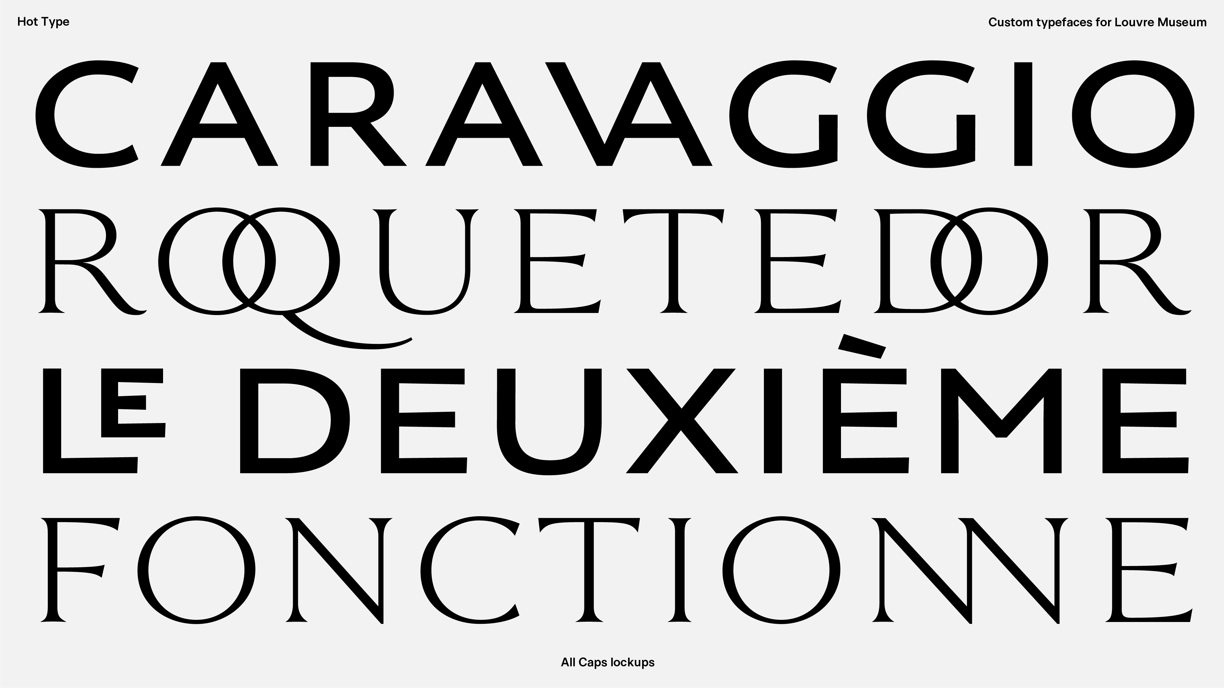 Louvre Museum | Hot Type — Home of Contemporary Typefaces